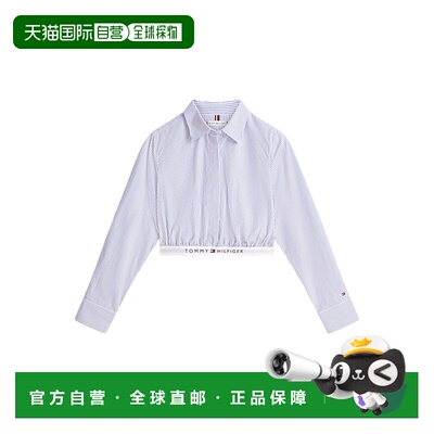 香港直邮Tommy Hilfiger 汤米 希尔费格 女士 浅蓝衬衫 WW0WW4890