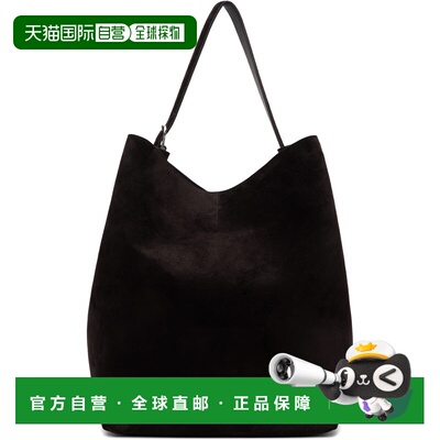1h可退 香港直邮toteme 女士 棕色 Belted Suede 托特包 234WLGBG