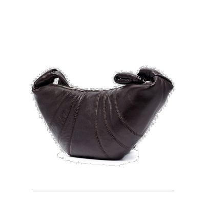 香港直邮Lemaire 小号拉链牛角单肩包 BG0003LL095牛角包