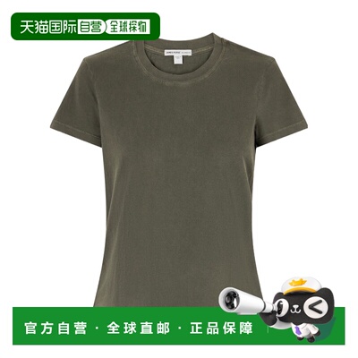 香港直邮James Perse 女士T恤 WLJ3114ARMYGREEN SS2026短袖
