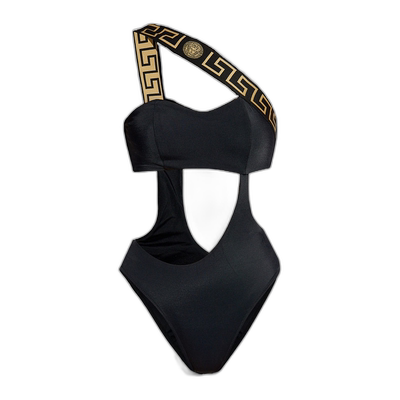 香港直邮Versace 徽标连体泳衣 ABD011081A11119范思哲