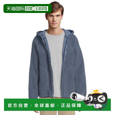 1h可退 香港直邮Ugg 男士 braid 全拉链连帽衫  舒适时尚卫衣