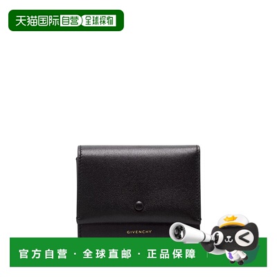 香港直邮GIVENCHY 女士钱包 BB60P9B2AE001 AW2025 黑色 按扣钱包