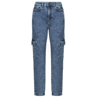 欧洲直邮Noisy May  NMMONI  女装工装裤 27029295-MEDIUM-BLUE-D