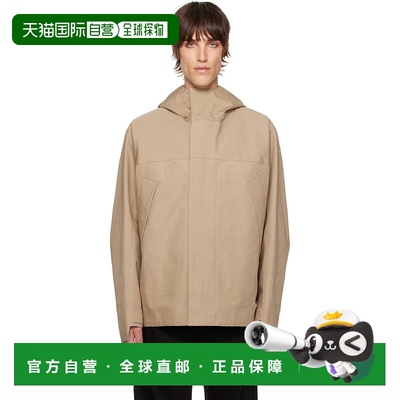 1h可退 香港直邮Lemaire 男士 黄褐色 Soft Technical Parka 夹克