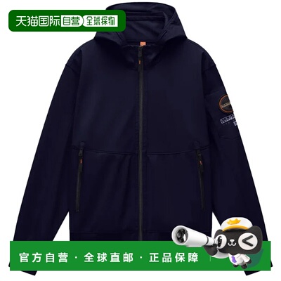 欧洲直邮napapijri 男士 帽衫运动夹克衫卫衣