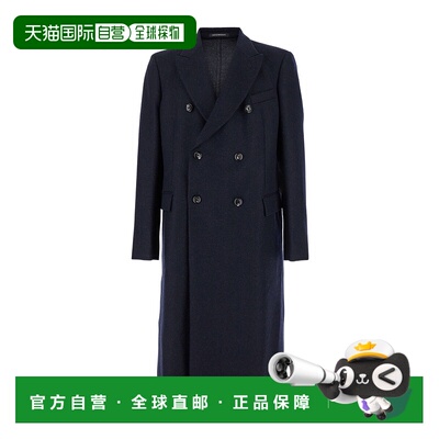 香港直邮Emporio Armani 阿玛尼 男装双排扣大衣EM000348TE11294