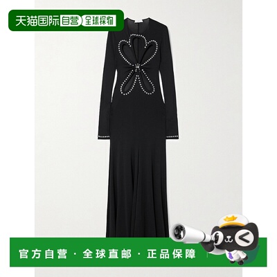 香港直邮Rabanne 女士 EYE-CATCHING 黑色连衣裙 25AJRO135VI0191