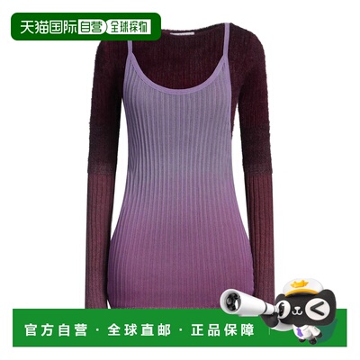 香港直邮The Attico 女士 短款连衣裙 purple紫色 舒适时尚