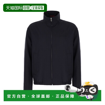 1h可退 香港直邮GUCCI 男士夹克 804960ZAQGS4440 SS2025 蓝色 Bl