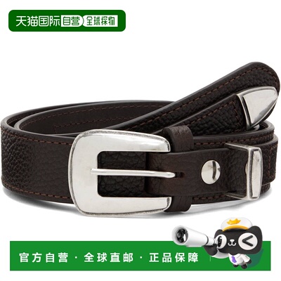 香港直邮Lemaire 男士 棕色 Minimal Western 腰带 AC1181LL139DA