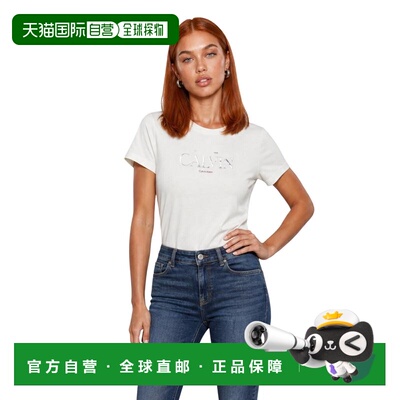 欧洲直邮CALVIN KLEIN JEANS 女士T恤 LV047G806GYAS AW2026