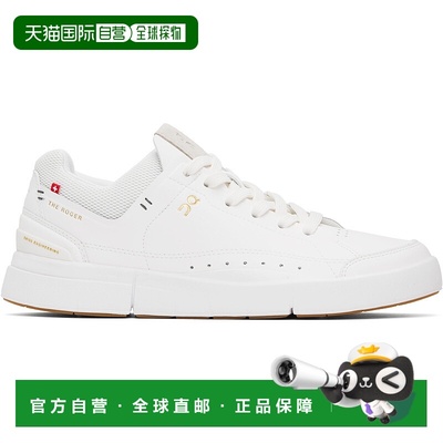 1h可退 香港直邮On 男士 白色 THE ROGER Centre Court 运动鞋 3M