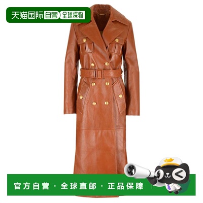1h可退 香港直邮CHLOÉ 女士夹克 CHC24ACM49213242 AW2024 棕色 L