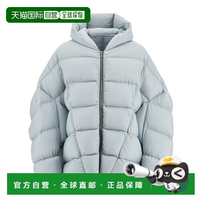 1h可退 Rick Owens 连帽羽绒服 RU02D6796NPD436 高端流行休闲