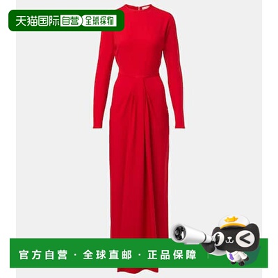 1h可退 香港直邮The Row 女士 Anselm 垂褶针织长款连衣裙长裙