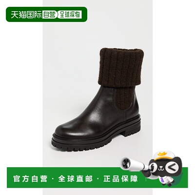 香港直邮Gianvito Rossi 吉安维托 罗西 女士 Tenney Calf Chalet