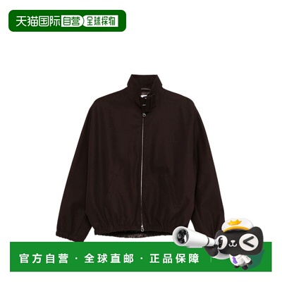 香港直邮Courreges 女士 棕色 Buckle Zipped 飞行员夹克 126CBL3