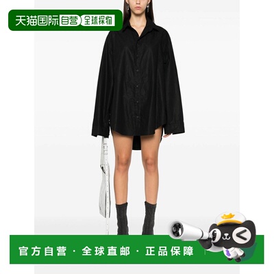 1h可退 欧洲直邮BALENCIAGA 女士连衣裙 809049TNM601000 CO 黑色