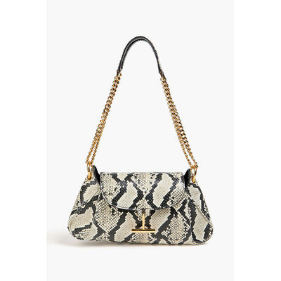香港直邮Tom Ford 汤姆 福特 女士 Tara 蛇纹皮革肩包 L1863LCL38