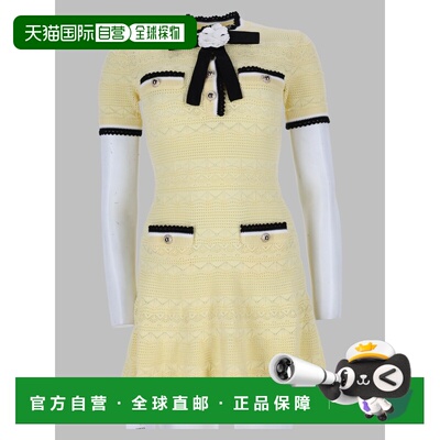 1h可退香港直邮Self-Portrait 女士包臀裙 连衣裙 PF26072SYYELLO