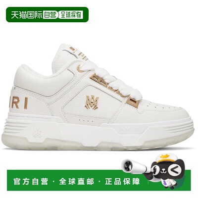 香港直邮AMIRI 男士 白色 Metallic MA-1 运动鞋 AMFOSR1152