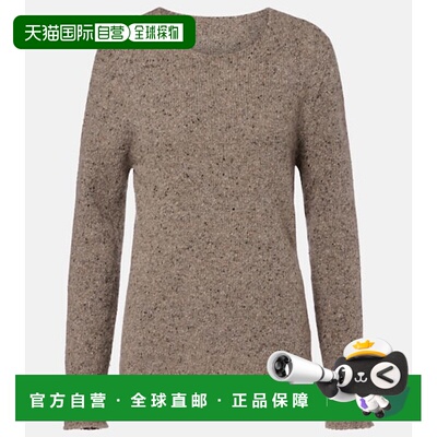 香港直邮The Row 女士 Maira 羊绒毛衣 brown棕色 舒适时尚