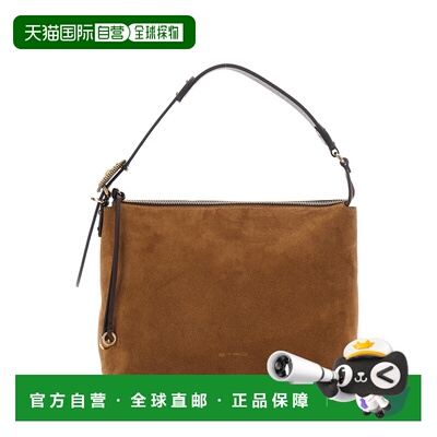 香港直邮Etro 艾特罗 女士 refined details, 皮革布织棕色男女通