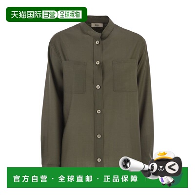 1h可退 香港直邮HERNO 女士衬衫 CM000044D334877730 SS2026 军绿