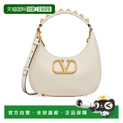 香港直邮Valentino Stud Sign HOBO铆钉标志单肩包 1W2B0K69EIM