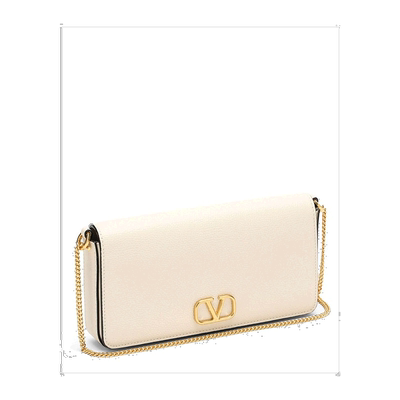 【99新未使用】香港直邮Valentino VLogo标识翻盖单肩包 WP0Y63SN