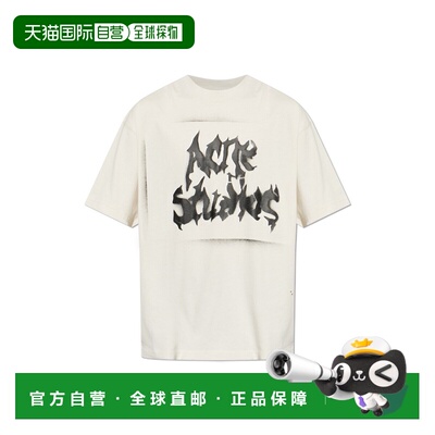 香港直邮ACNE STUDIOS 男士T恤 FNMNTSHI000687BL0430DC6DUSTYWHI