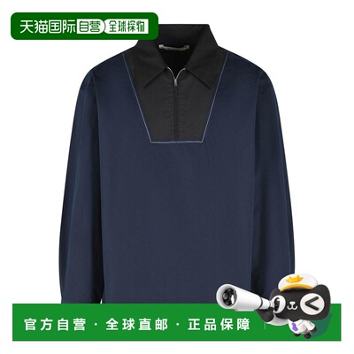 1h可退 香港直邮MARNI 男士衬衫 CUMU0389J0TCY6500B90 AW2026 黑