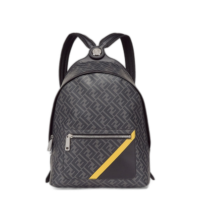 1h可退 欧洲直邮FENDI芬迪 FENDI Diagonal Chiodo中号背包双肩包