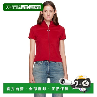 1h可退 香港直邮Courreges 女士 红色 Interlock Tracksuit 上装