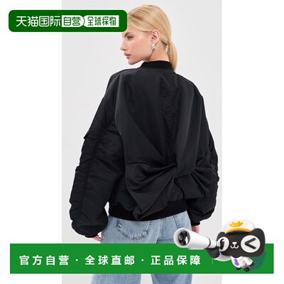 1h可退 美国直邮Cecilie Bahnsen 女士 Feilan 短夹克 black黑色