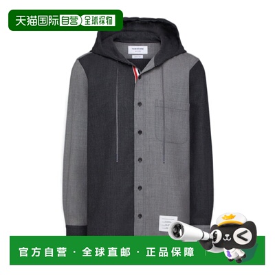 香港直邮Thom Browne 长袖连帽休闲夹克 MWL419F00473