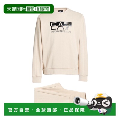 1h可退 香港直邮Ea7 男士 Outfit 运动运动装 beige米色 舒适时尚