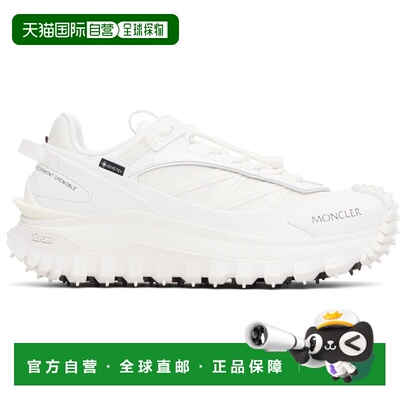 1h可退 香港直邮Moncler 盟可睐 男士 白色 Trailgrip GTX 运动鞋