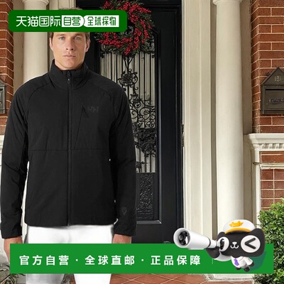 自营欧洲直邮Helly Hansen 男士黑色聚酰胺Odin弹力绝缘夹克2.0