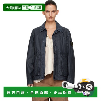 香港直邮Stone Island 石头岛 女士 海军蓝 4100054 Waxed Pigmen