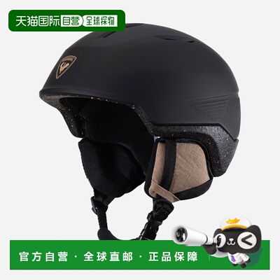 自营欧洲直邮ROSSIGNOL Fit IMPACTS Essential黑色滑雪头盔