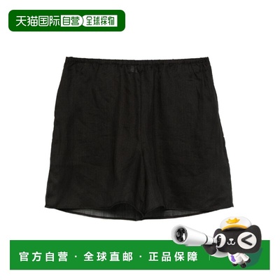 1h可退 香港直邮toteme 女士 彈性腰帶直筒短褲 253WRB0321FB0434