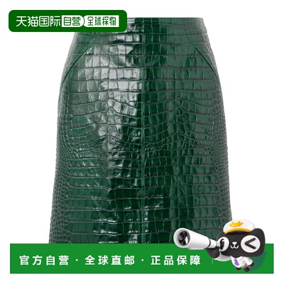 香港直邮TOM FORD 女士半身裙 GCL871LEX317FG860 SS2026 绿色