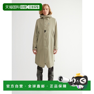 自营欧洲直邮Klattermusen攀山鼠 Syr男女同款银绿色尼龙防水派克