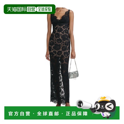 1h可退 香港直邮Self-Portrait 蕾丝连衣裙 AW25096XB长裙