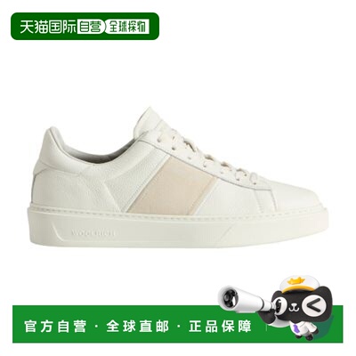 自营欧洲直邮WOOLRICH Classic Court 摔花皮革运动鞋板鞋