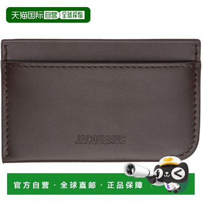 香港直邮Jacquemus 女士 棕色 Le Porte Curvo 卡包 26ESLU00371A
