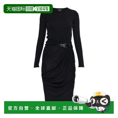 Tom Ford 圆领长袖连衣裙 ABJ886 JEX188包臀裙 【付后1h可退】