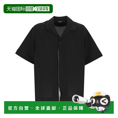 1h可退 香港直邮Jacquemus 男士 JACQUEMUS 黑色衬衫 SHM00618AJ0
